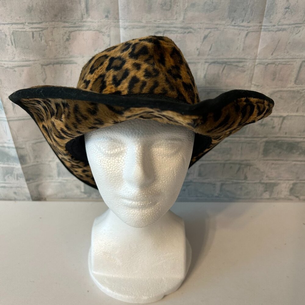 Rainforest Cafe Leopard Print Safari Hat - Gem